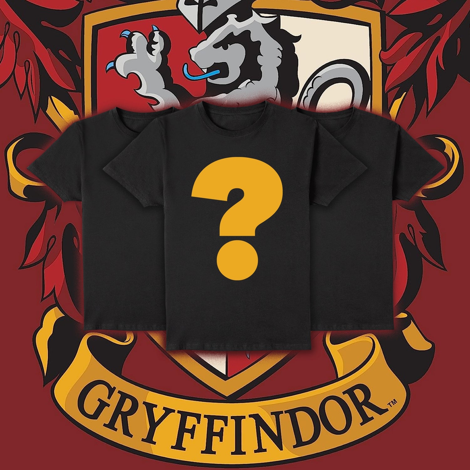 Harry Potter Gryffindor Unisex T-Shirt Mystery 3-Pack Merchandise ...