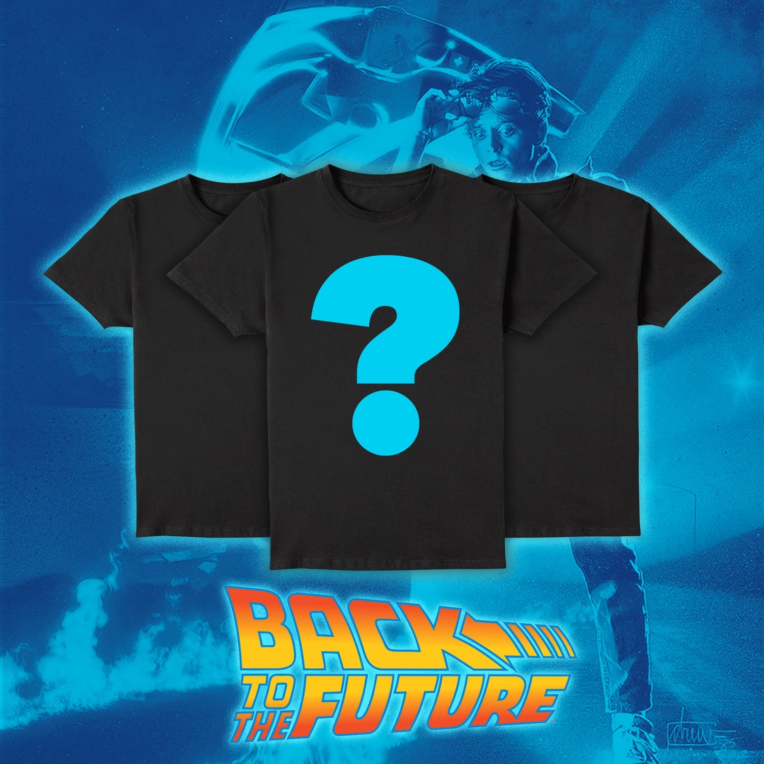 Back to the Future Unisex T-Shirt Mystery 3-Pack Merchandise - Zavvi UK