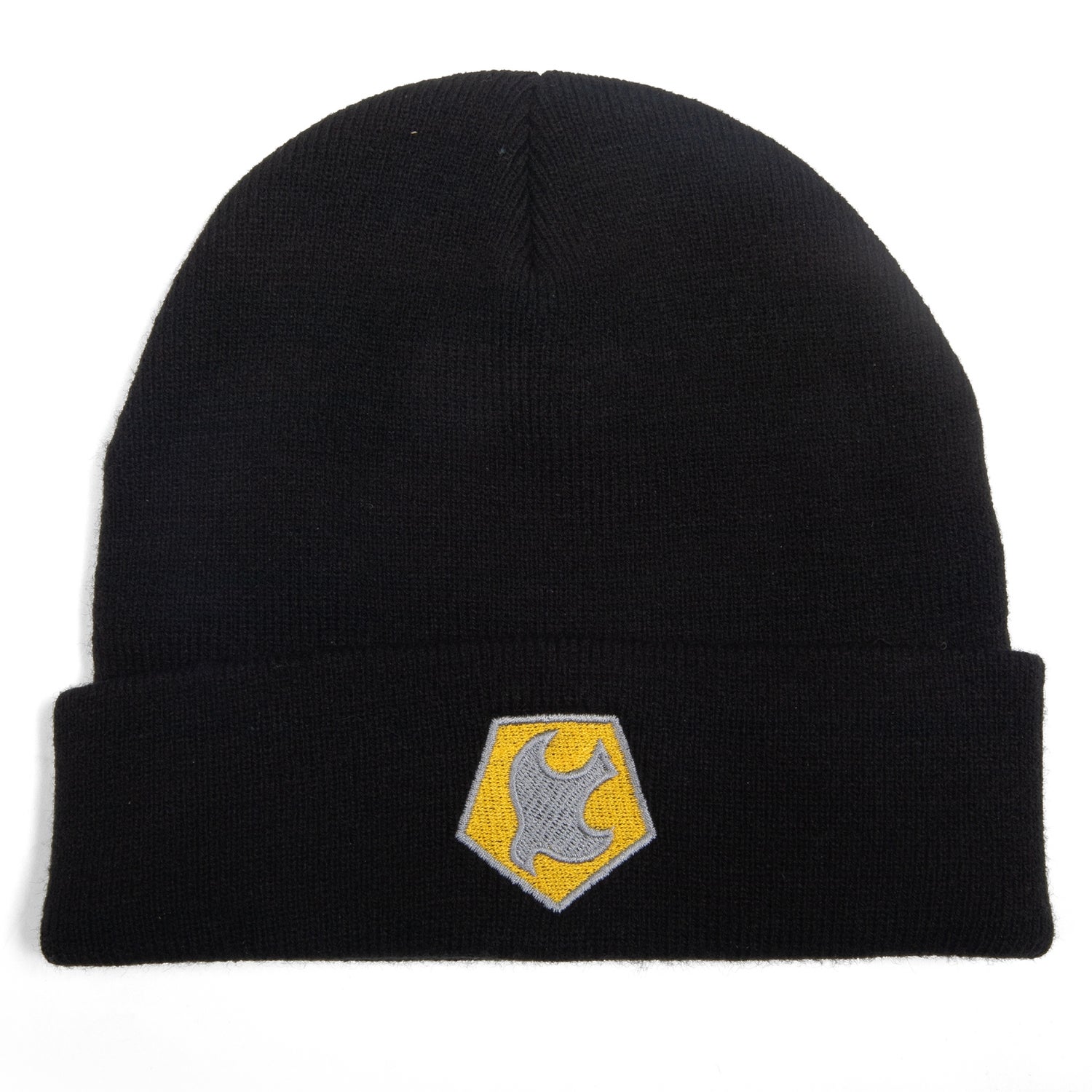 DC Comics Peacemaker Helmet Symbol Embroidered Beanie - Black Clothing ...