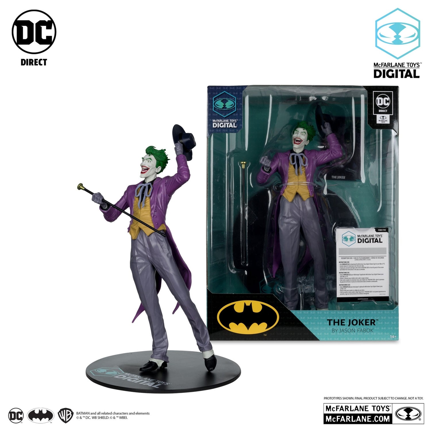 McFarlane Toys DC Direct The Joker by Jason Fabok 1/6 Scale Statue ...