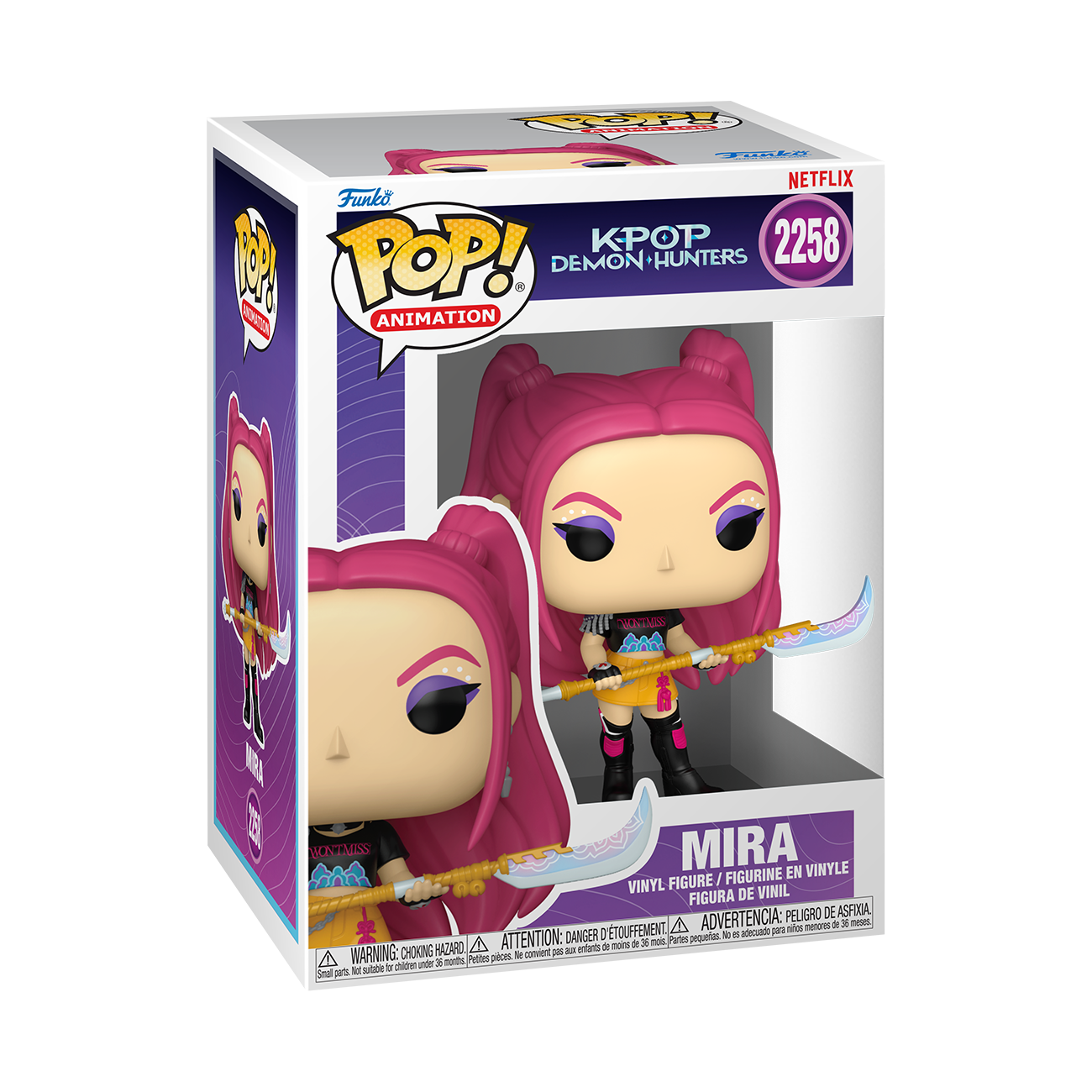 KPop Demon Hunters Mirai Funko Pop Vinyl Merchandise - Zavvi UK