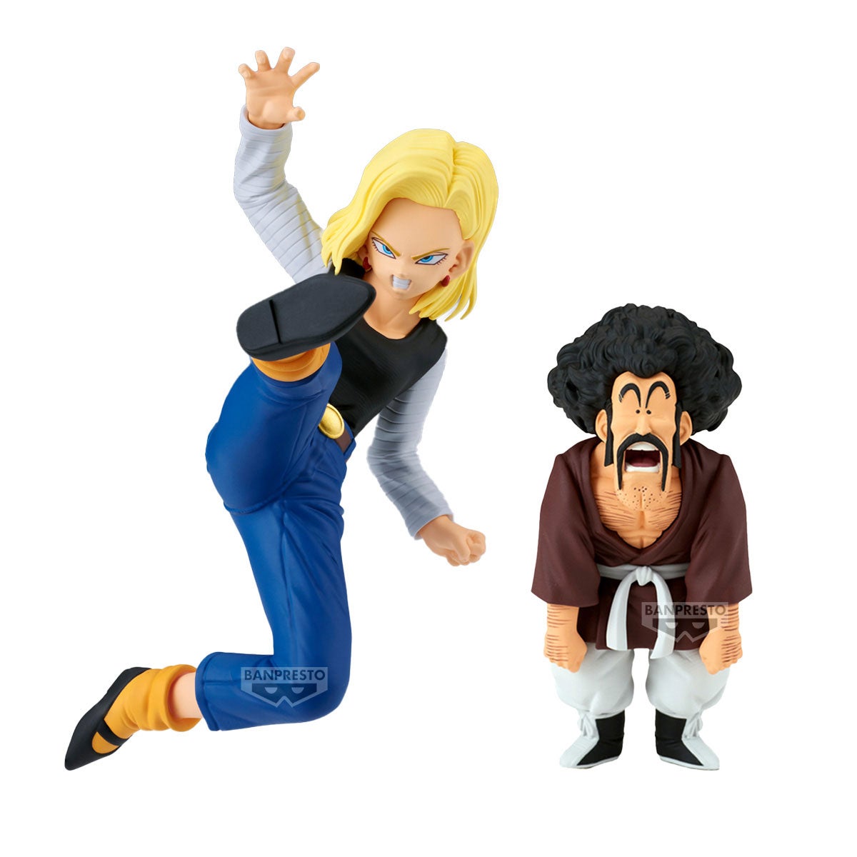 Banpresto Dragon Ball Z Match Makers Android 18 vs Mr Satan vs Mighty ...