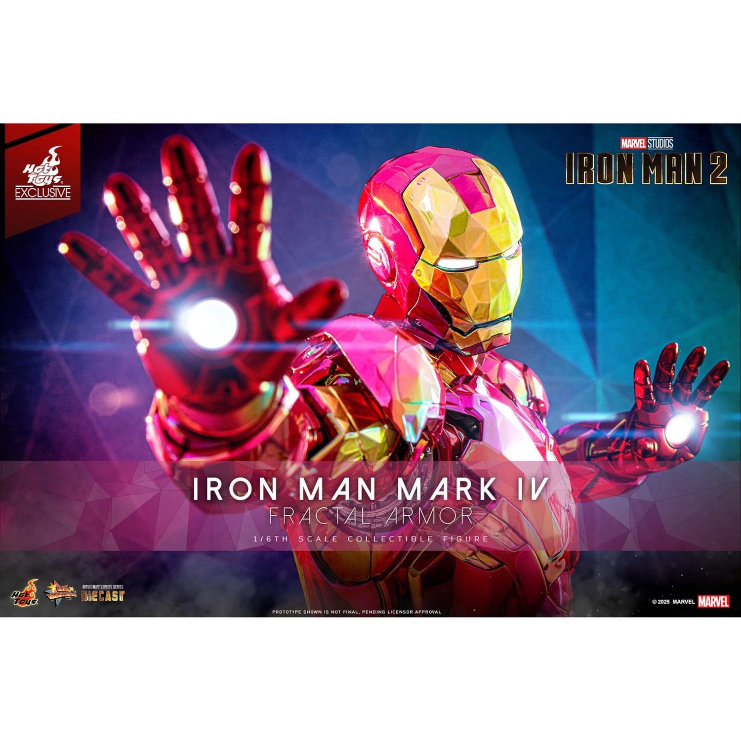 Hot Toys Marvel Iron Man Mark IV (Fractal Armour) 1/6th Scale Figure ...