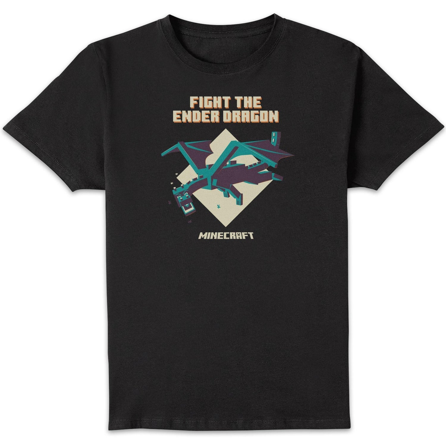 Minecraft Ender Dragon Unisex T-Shirt - Black Clothing - Zavvi UK
