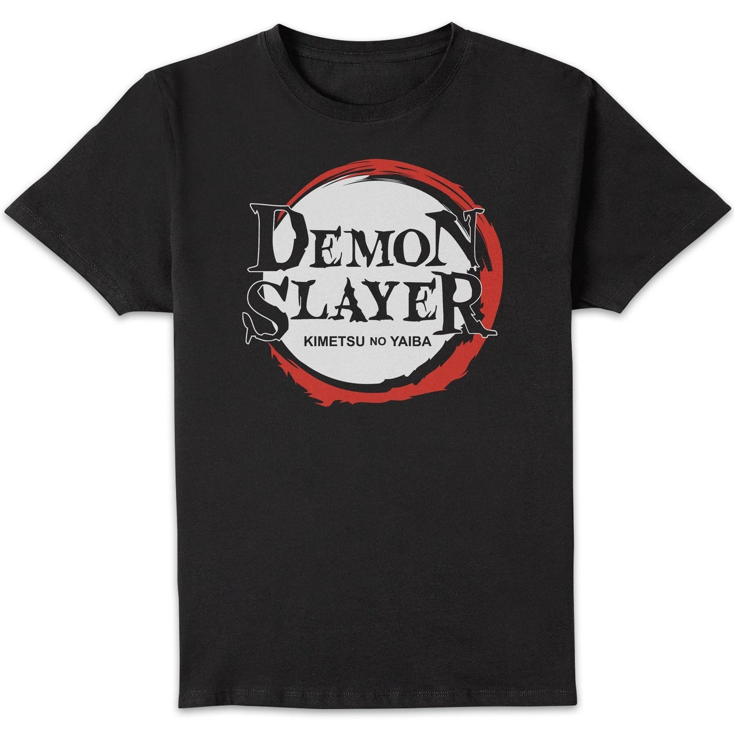 Demon Slayer Logo Unisex T-Shirt - Black Clothing - Zavvi US