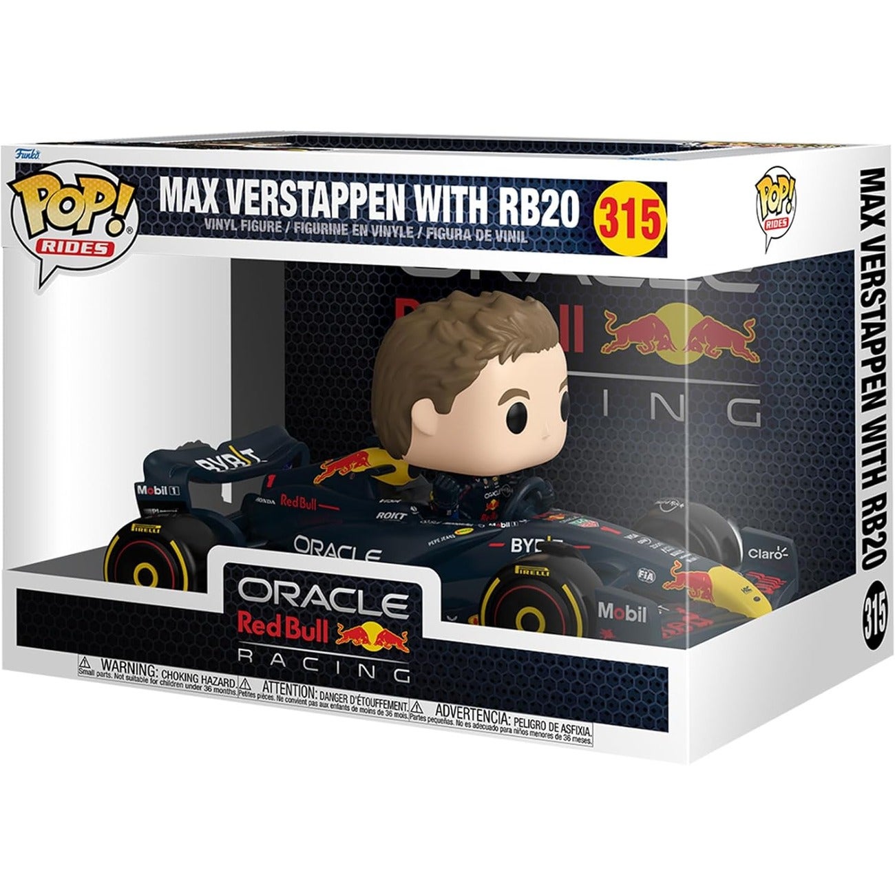 Red Bull Max Verstappen Funko Pop! Rides Super Deluxe Vinyl Figure with ...
