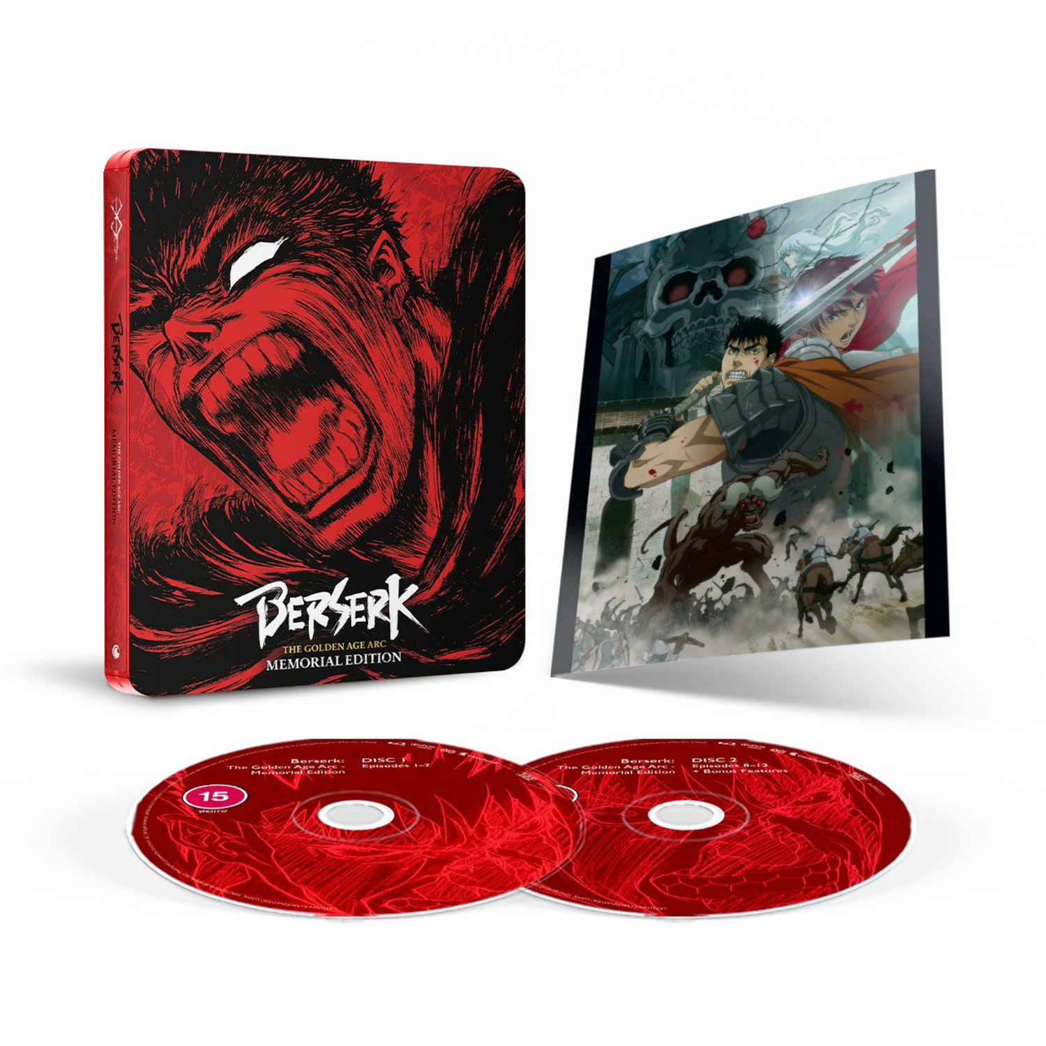 Berserk: The Golden Age Arc - Memorial Edition - Limited Edition Steelbook Blu-ray | Zavvi.de