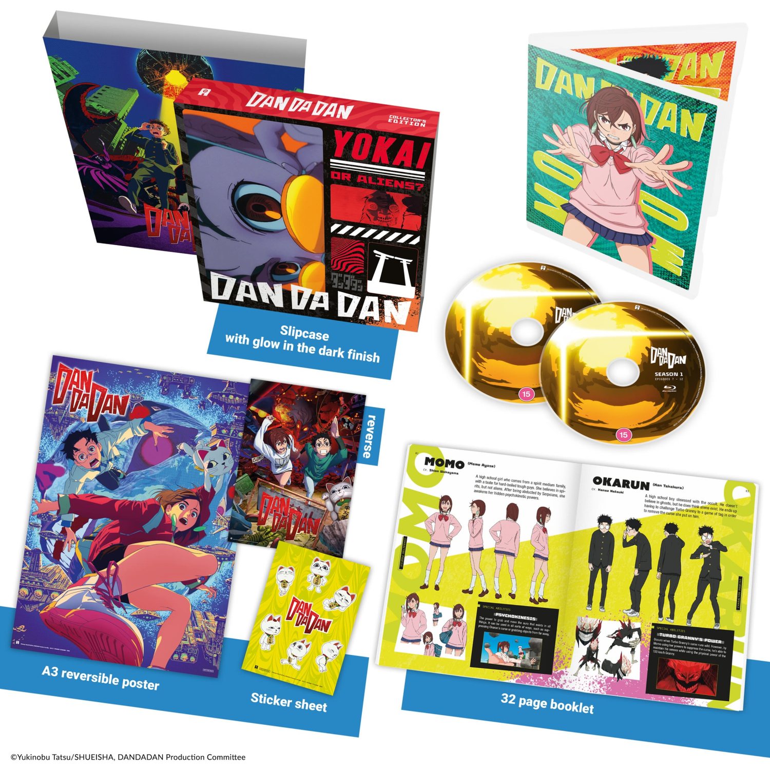 DAN DA DAN Season 1 Collector's Edition Blu-ray - Zavvi UK