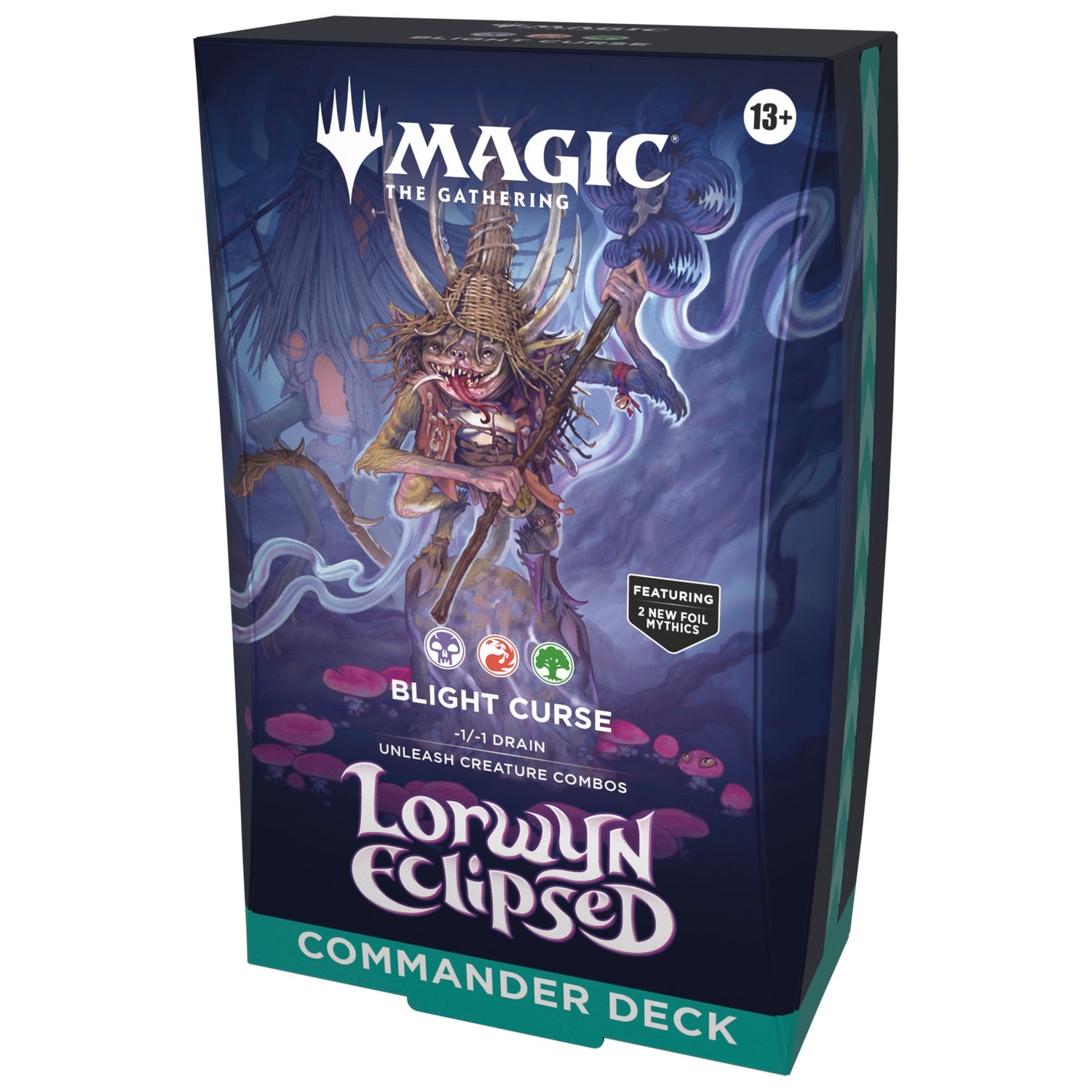 Magic: The Gathering | Lorwyn Eclipsed Blight Curse Commander Deck ...