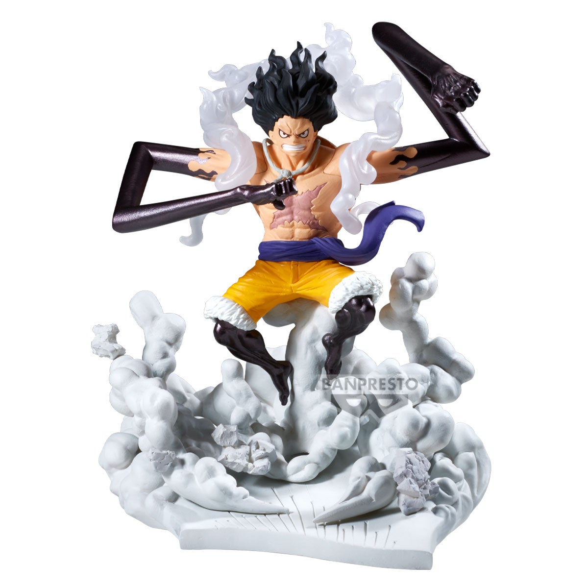Banpresto One Piece Senkozekkei Monkey D Luffy Gear4 Figure Merchandise ...