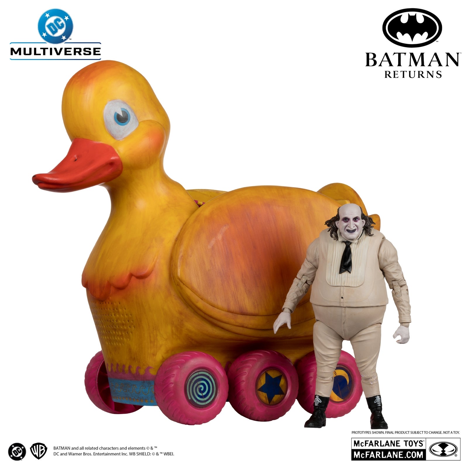 McFarlane Toys DC Multiverse Vehicles The Duck With Penguin Figure ...