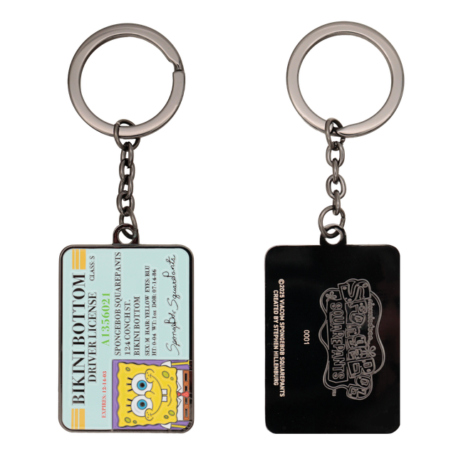 SpongeBob SquarePants Driver License Keyring Merchandise - Zavvi UK