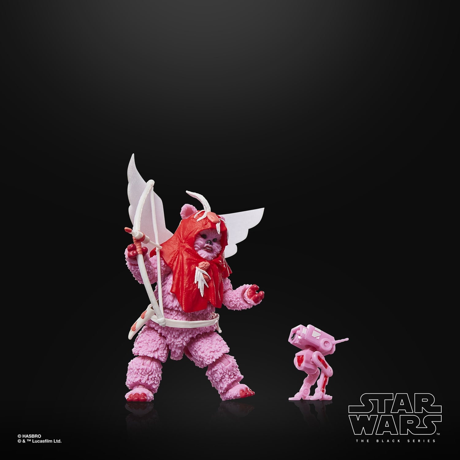 Hasbro Star Wars The Black Series Ewok (Valentine’s Day Edition) Action ...