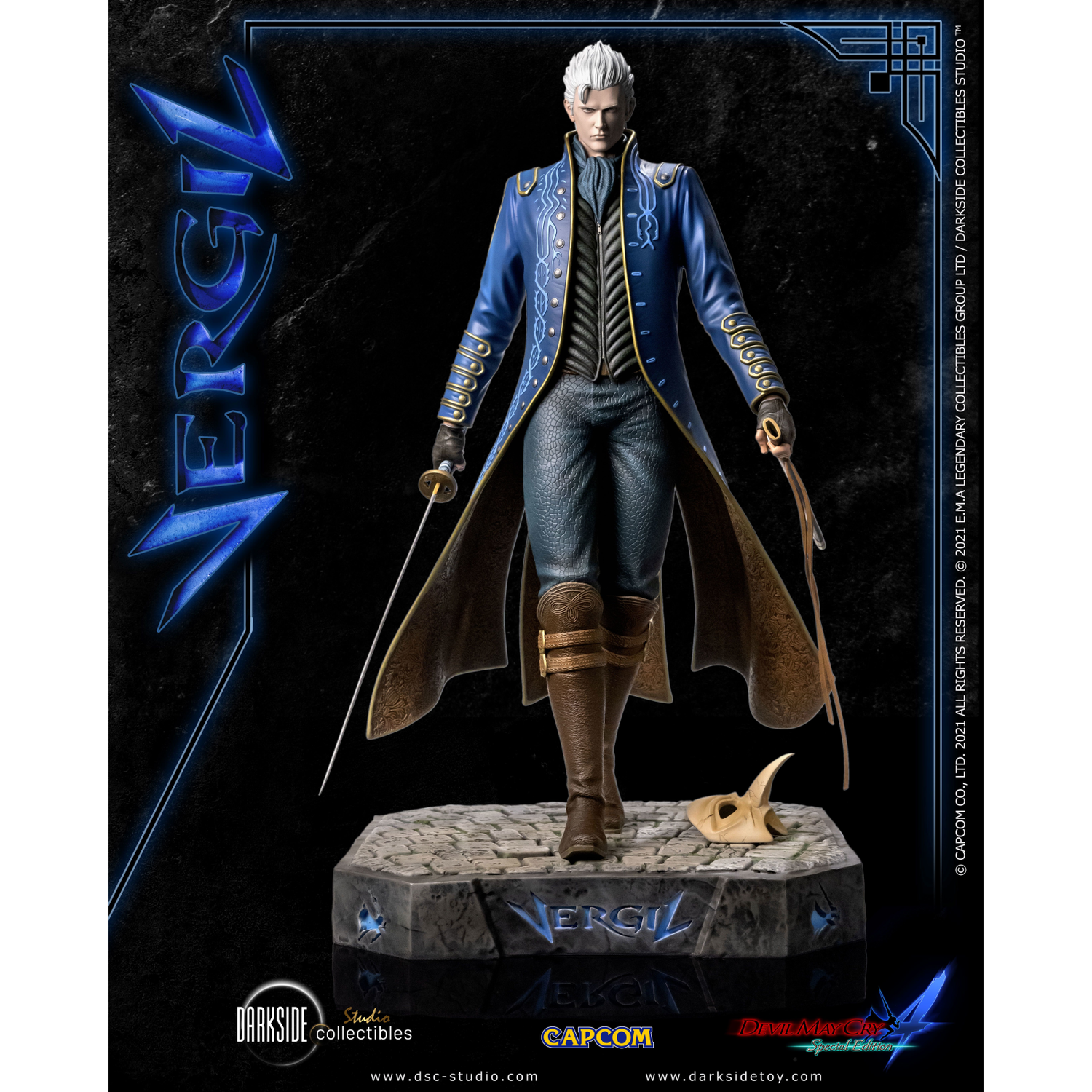 Vergil Devil May Cry 4 Premium Statue by Darkside Collectibles Studio ...