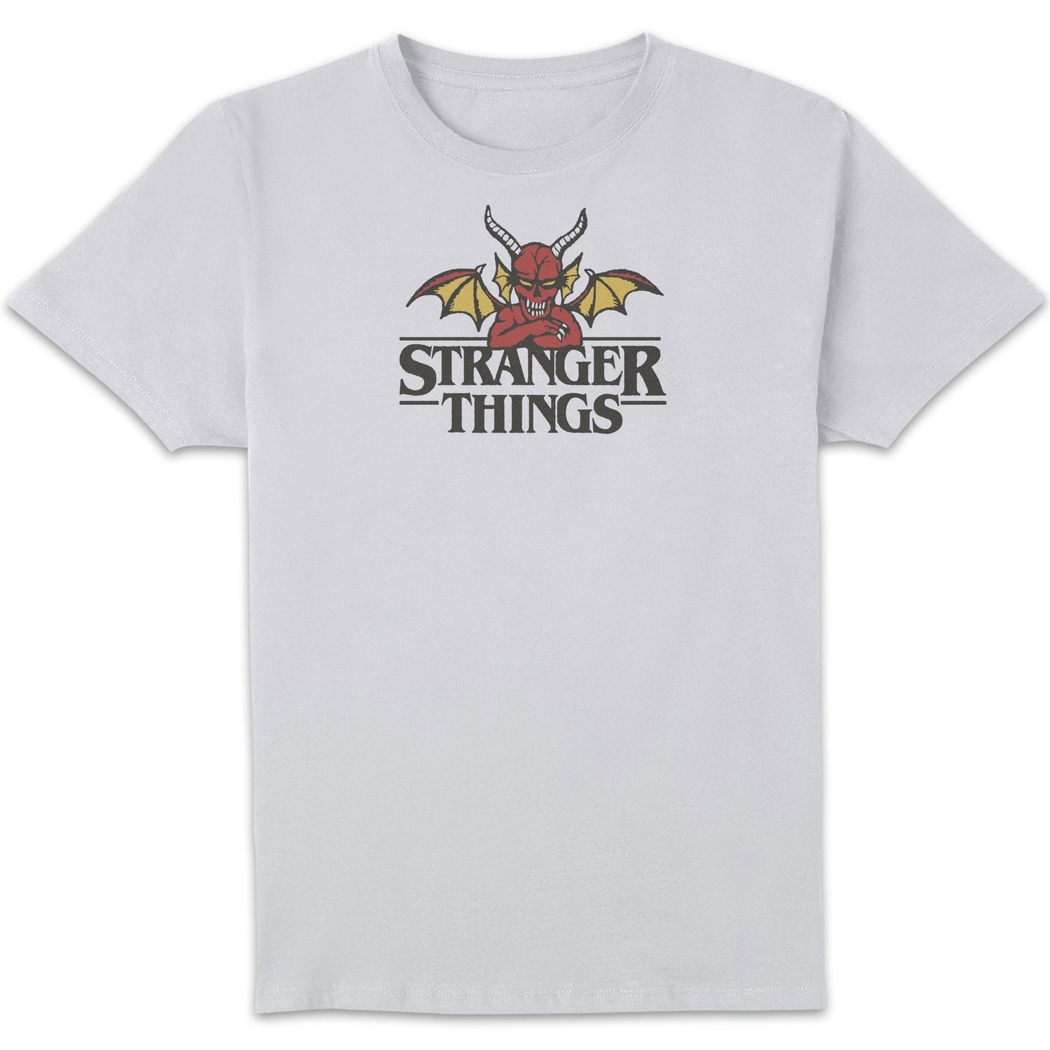 Stranger Things Hellfire Devil Unisex T-Shirt - White Clothing - Zavvi UK