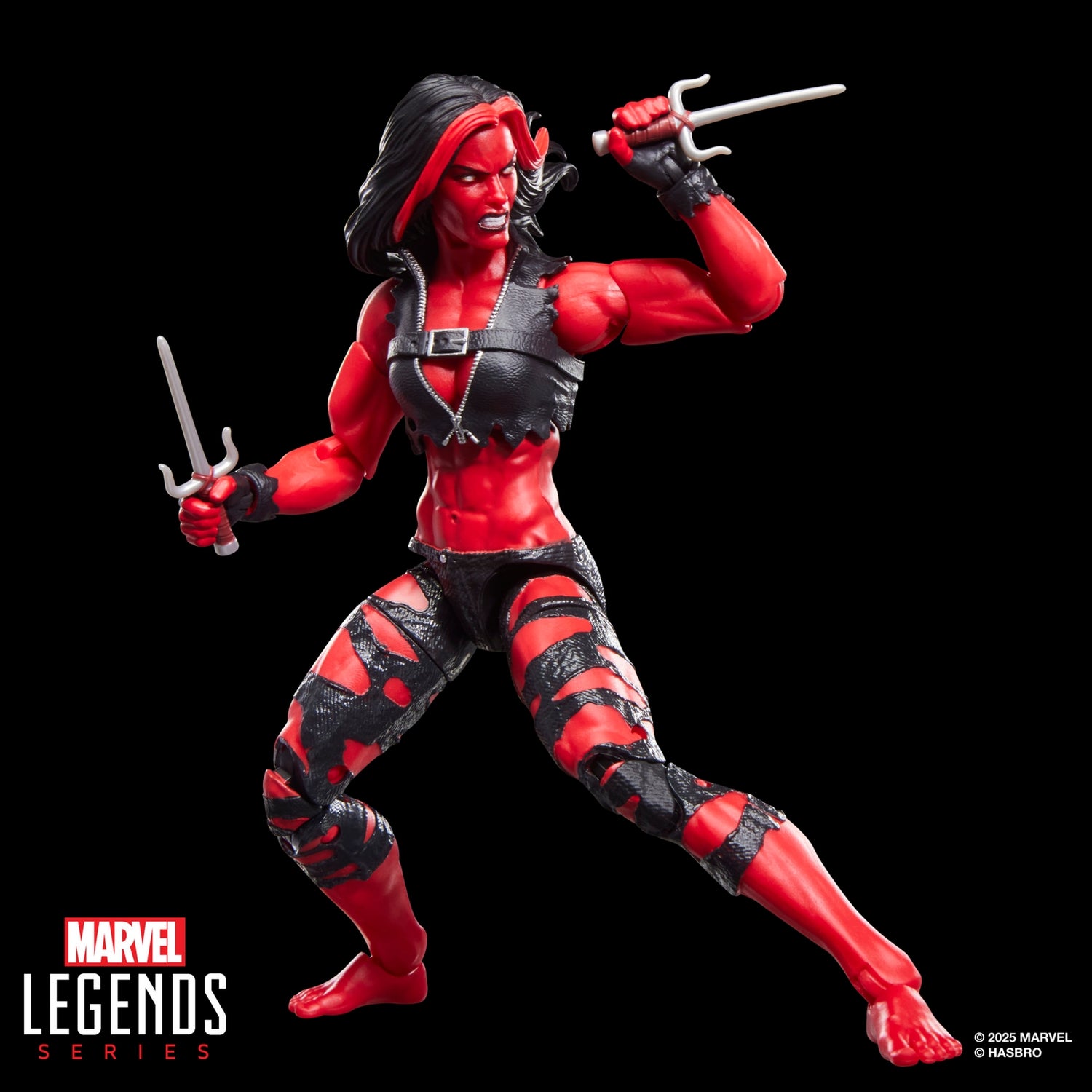 Marvel Legends Series Red She-Hulk, Hulk Comics Collectible 15-cm-scale ...