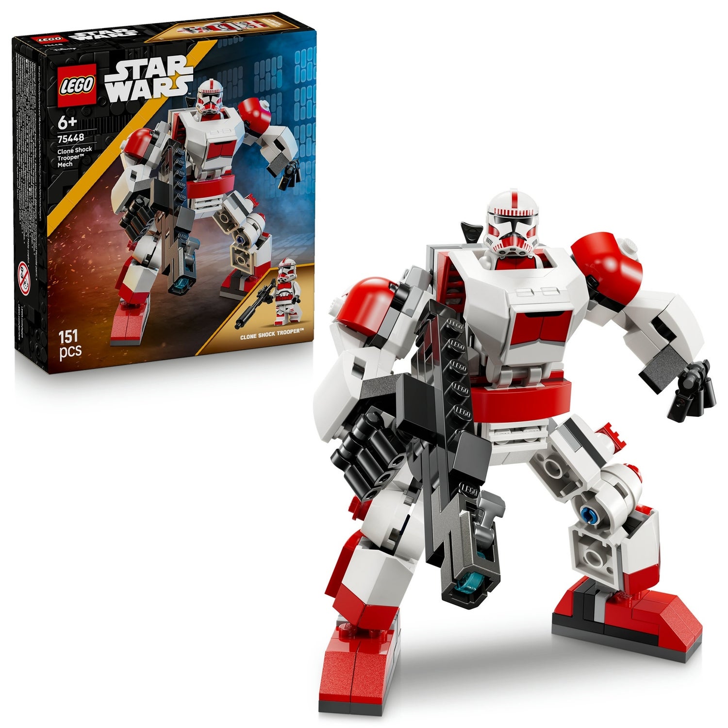 LEGO Star Wars Clone Shock Trooper Mech Building Toy 75448 Toys - Zavvi UK