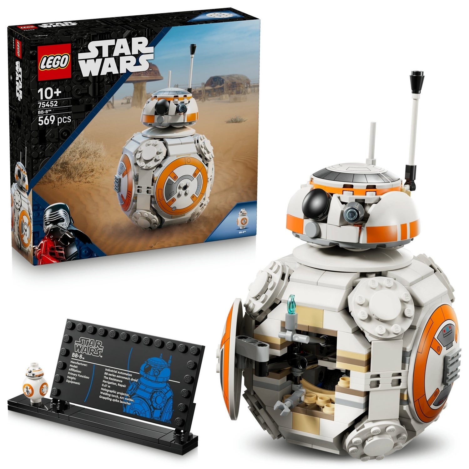 LEGO Star Wars BB-8 Astromech Droid Building Toy 75452 Toys - Zavvi UK