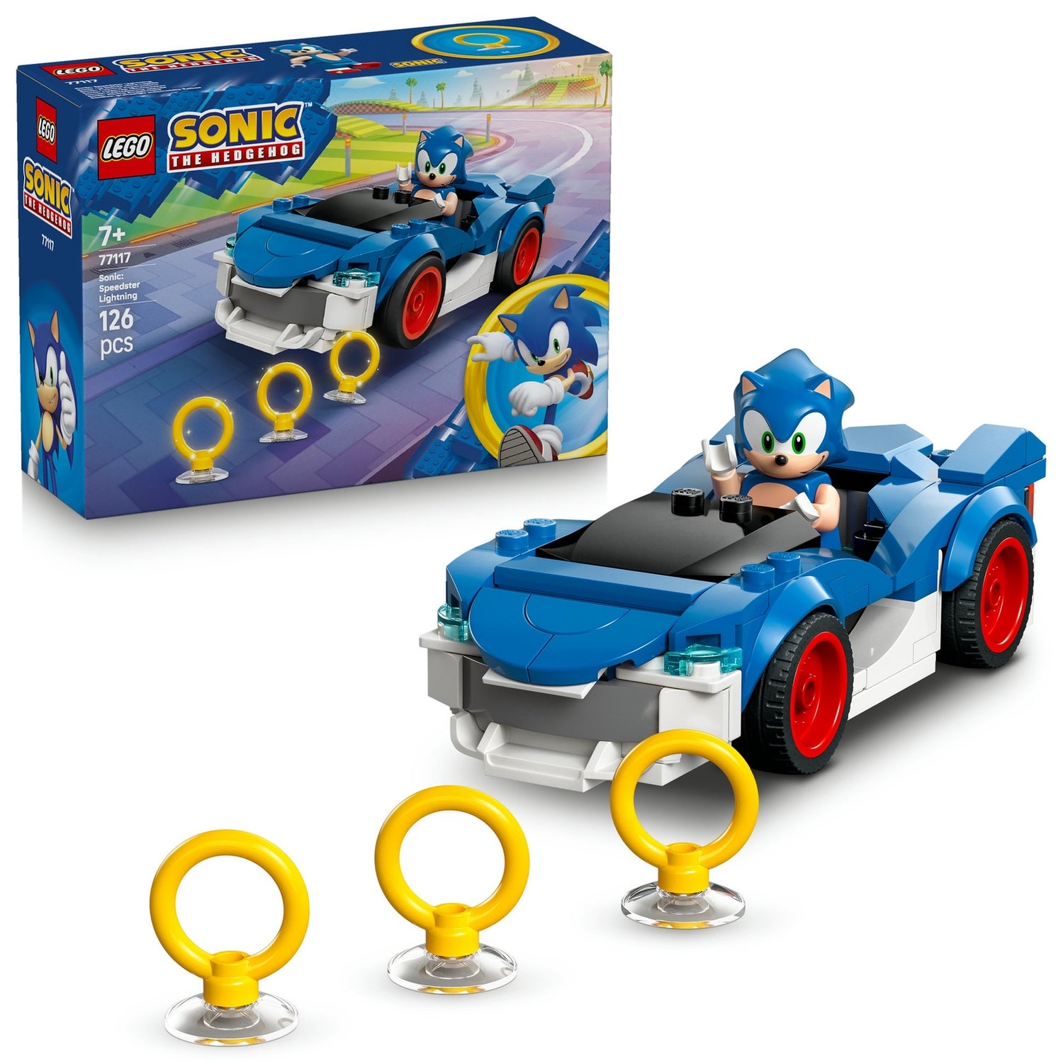 LEGO Sonic the Hedgehog Sonic: Speedster Lightning Toy 77117 Toys ...