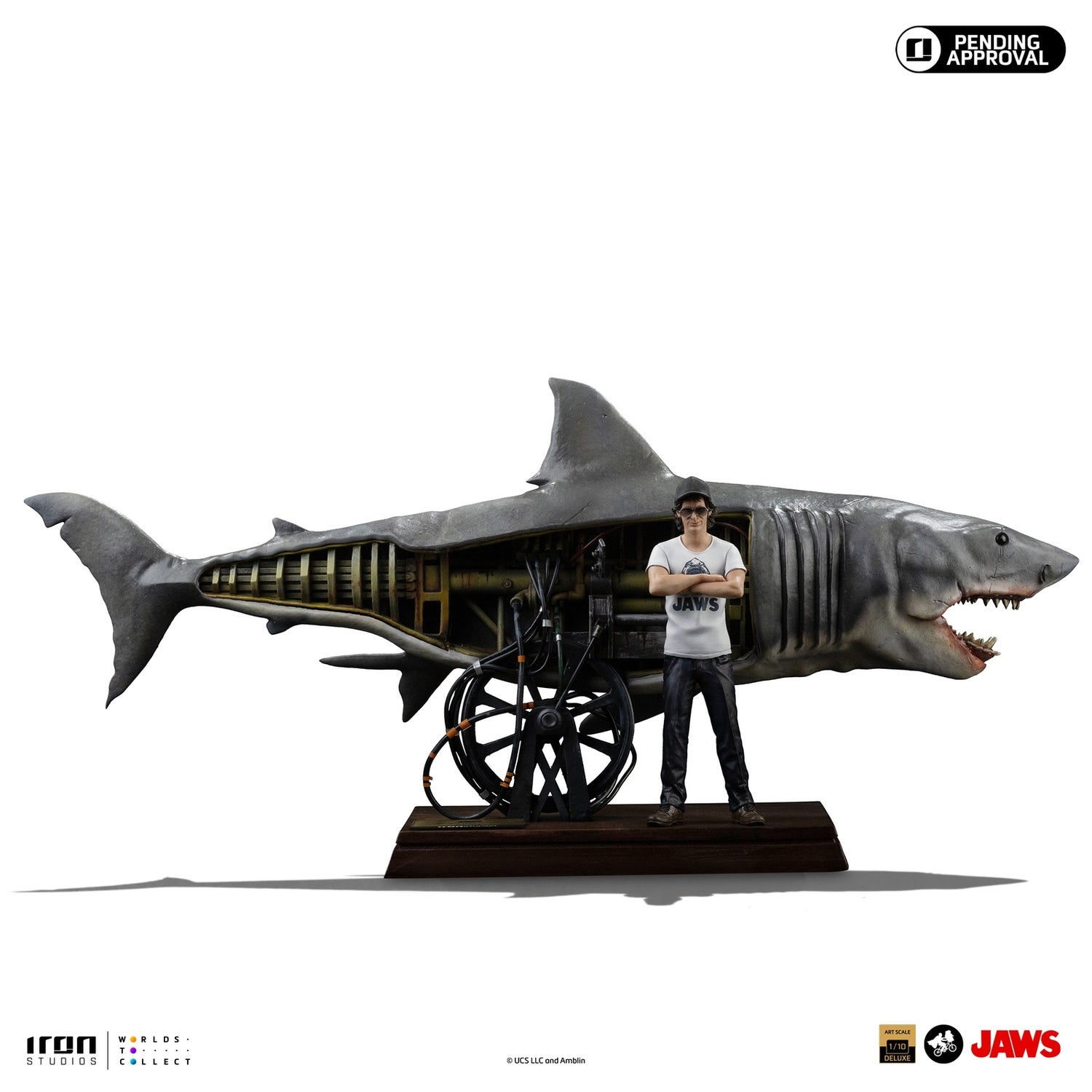 Iron Studios Jaws Deluxe Art Scale 1/10 Steven Spielberg Jaws 50th ...