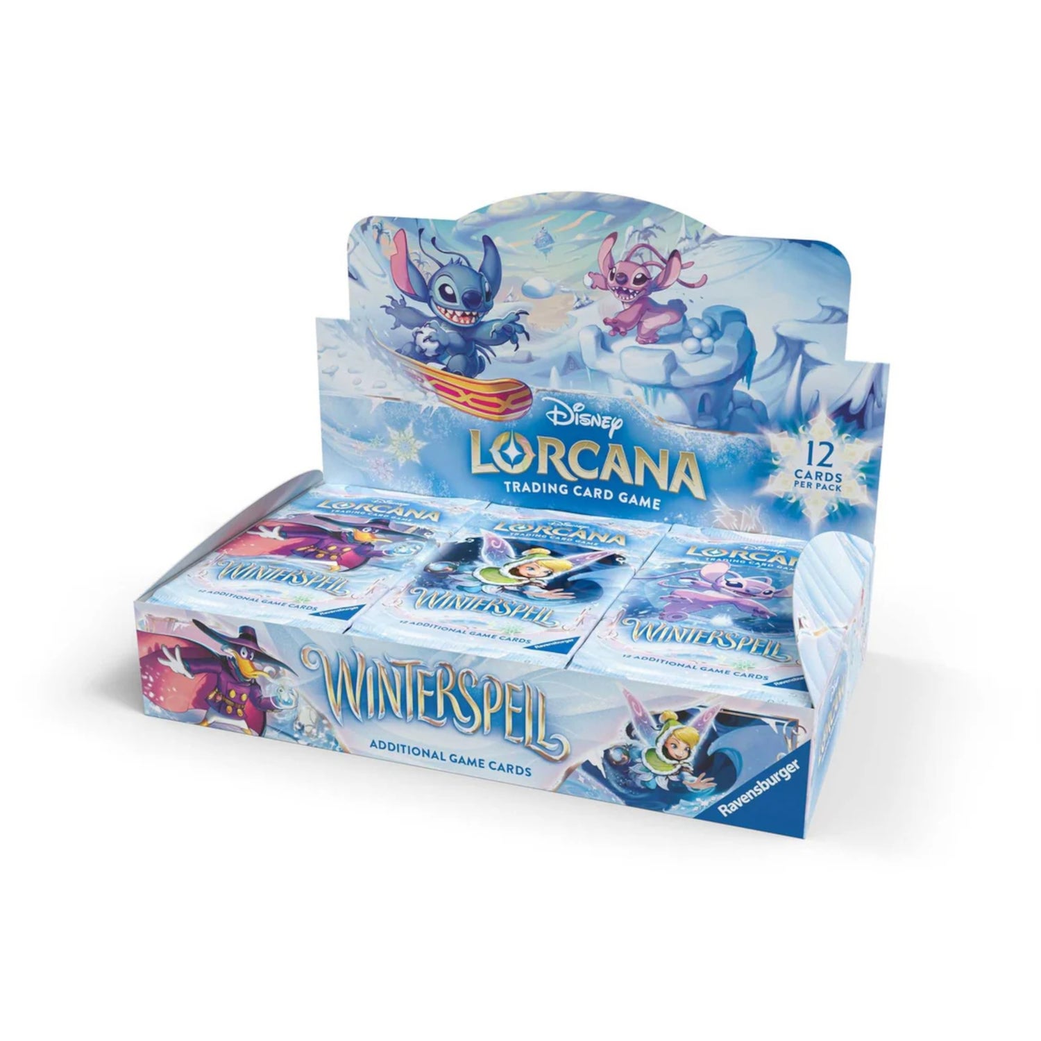 Disney Lorcana Trading Card Game Winterspell Booster Display (24 Packs ...