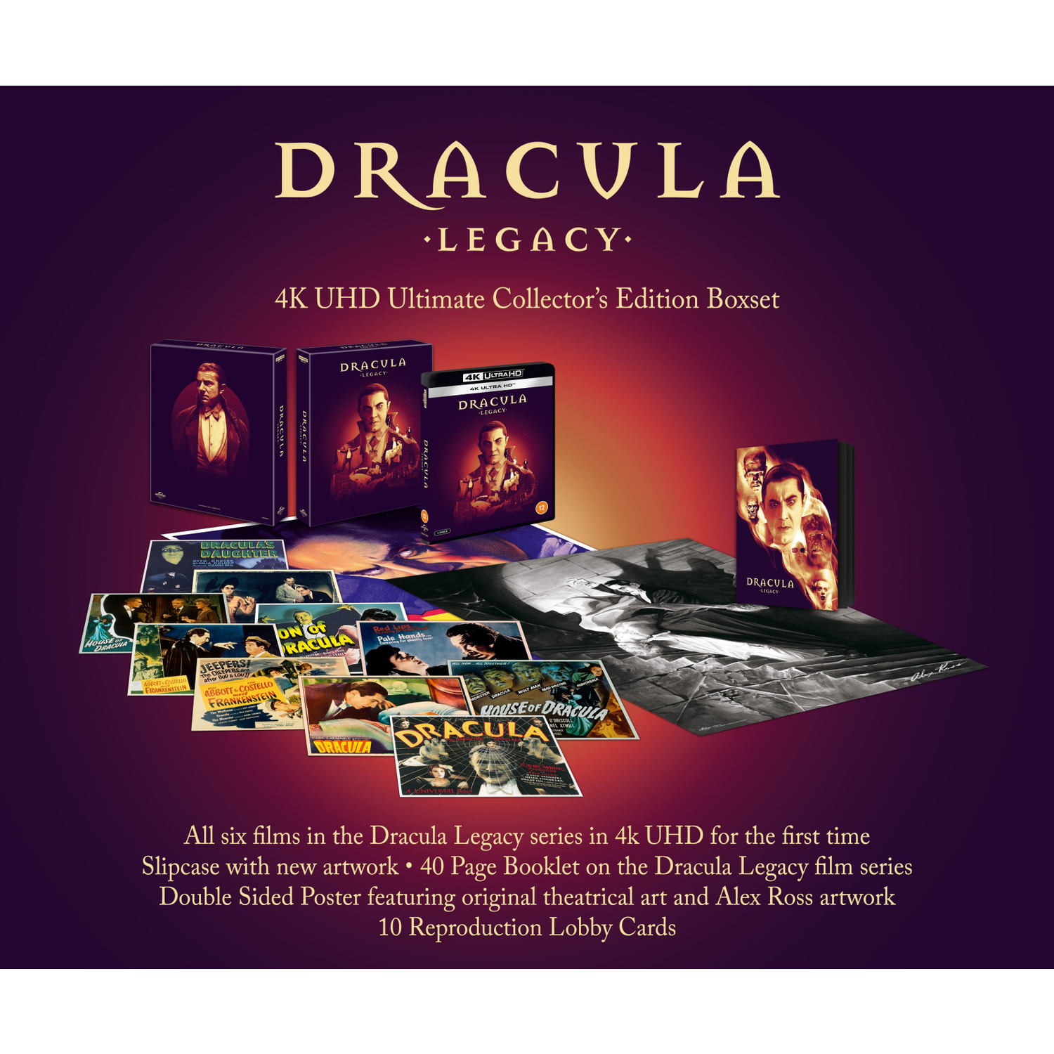 Dracula Legacy 4K Ultra HD Ultimate Collector’s Edition Boxset 4K ...