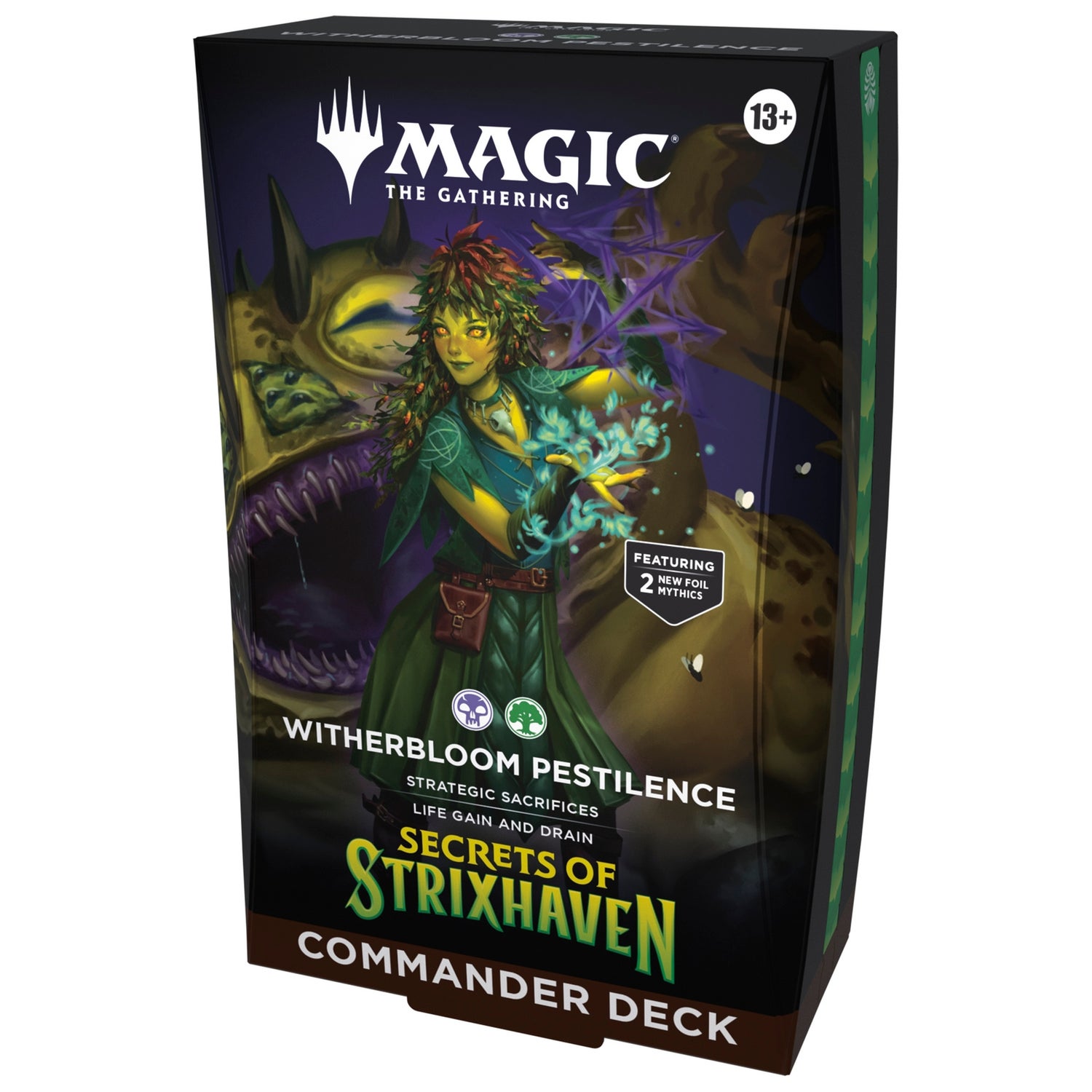 Magic: The Gathering Secrets of Strixhaven Commander Deck - Witherbloom ...