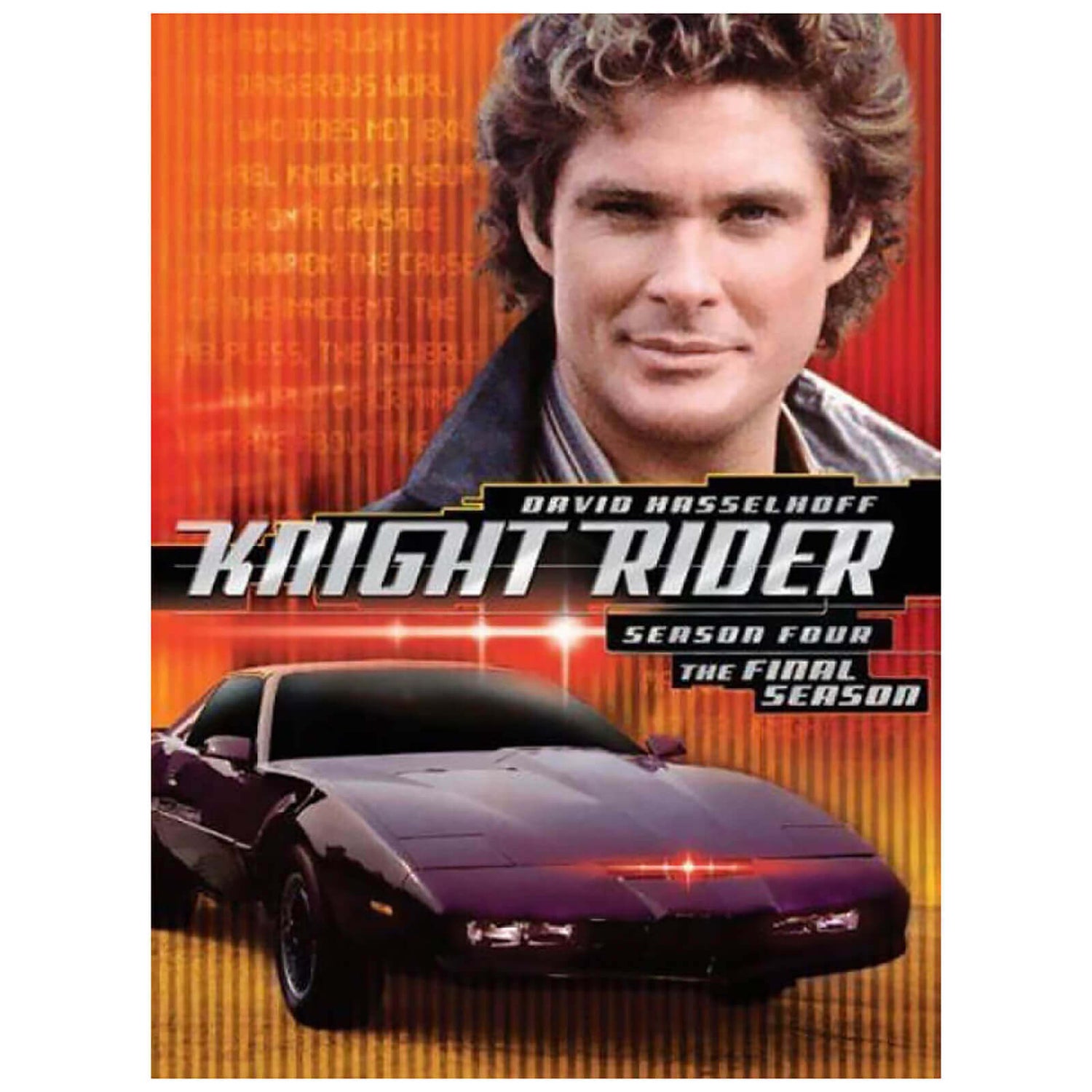 David Hasselhoff Knight Rider Poster Card Knight Rider #4 Spiral