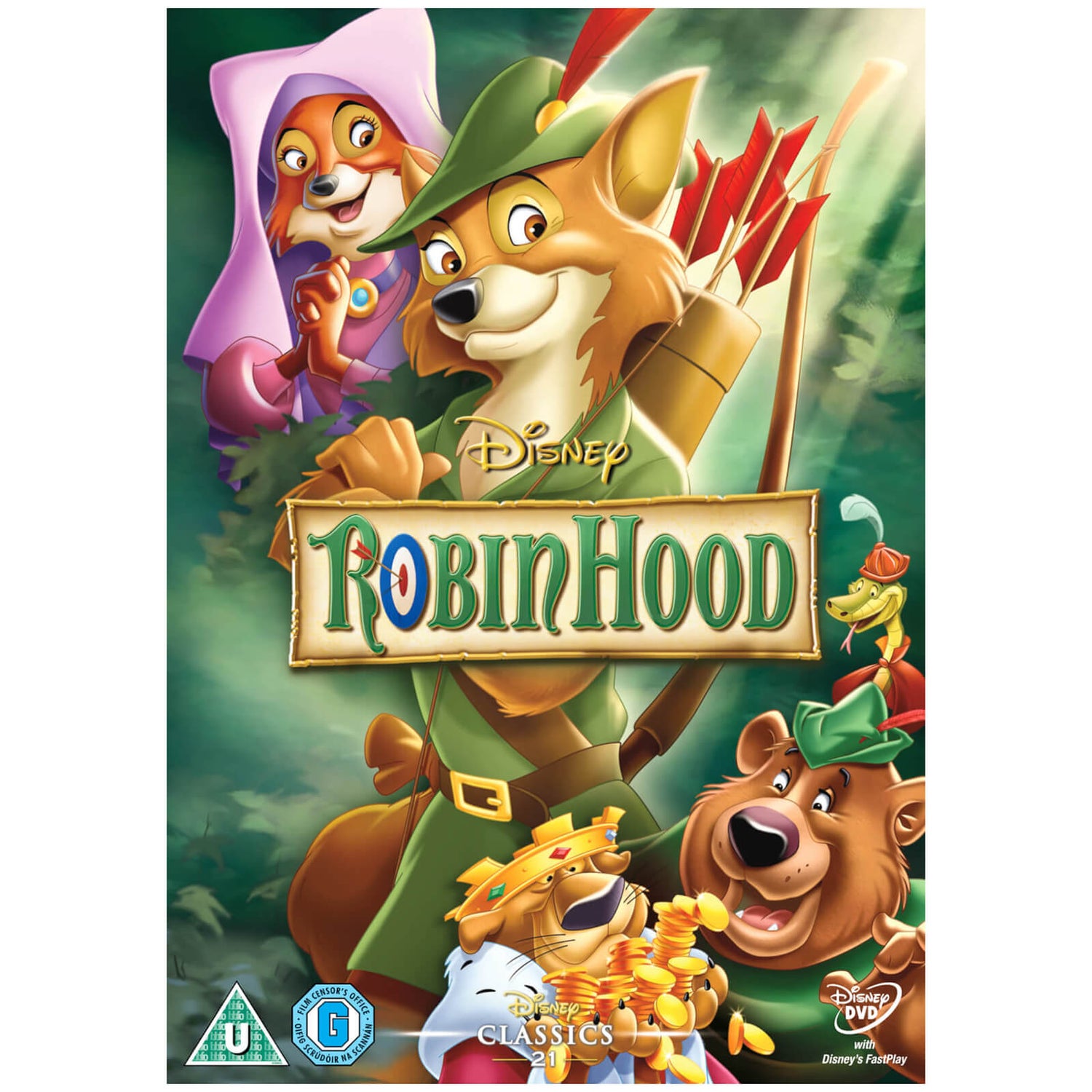Disney Robin Hood Dvd Hoes