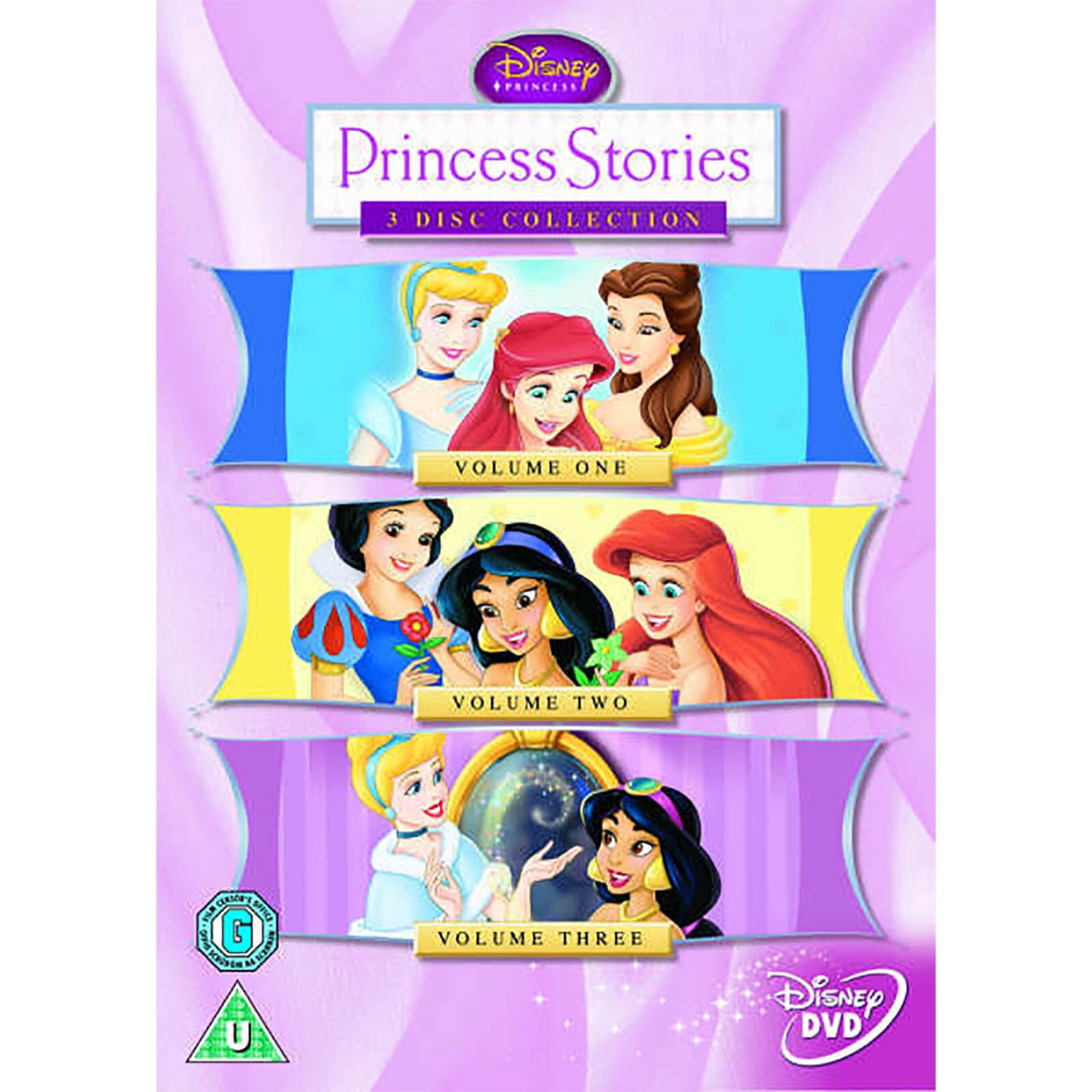 Princess Stories - Triple Pack Vol. 1 - 3 DVD - Zavvi UK