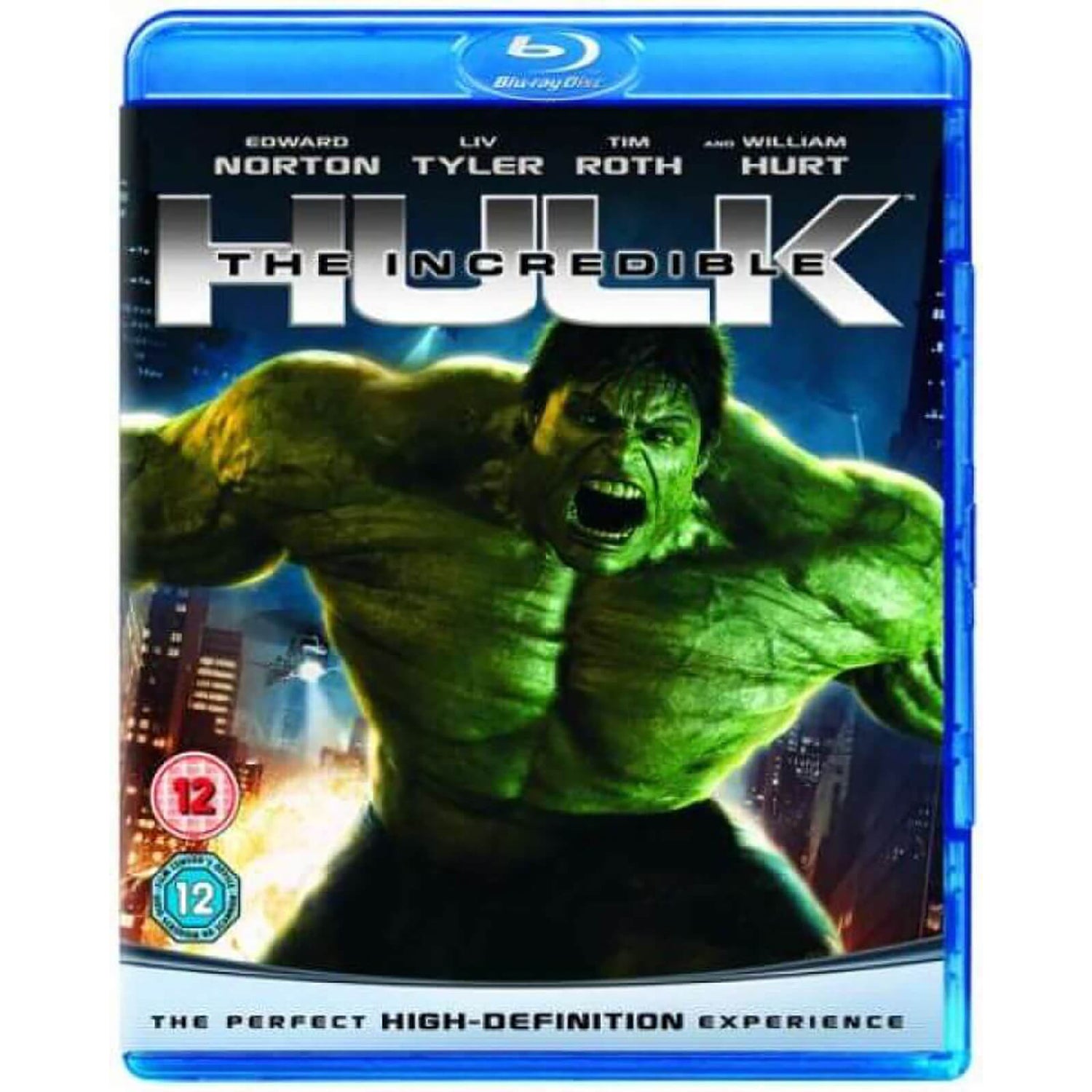 The Incredible Hulk Blu Ray Cover
