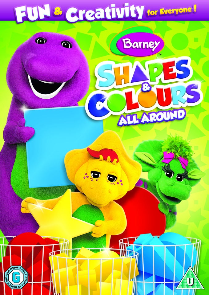 Barney: Shapes And Colours All Around DVD - Zavvi UK