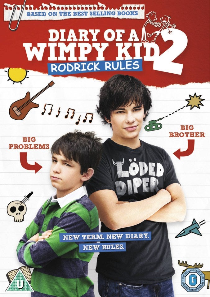 Diary of a Wimpy Kid 2: Rodrick Rules DVD - Zavvi UK