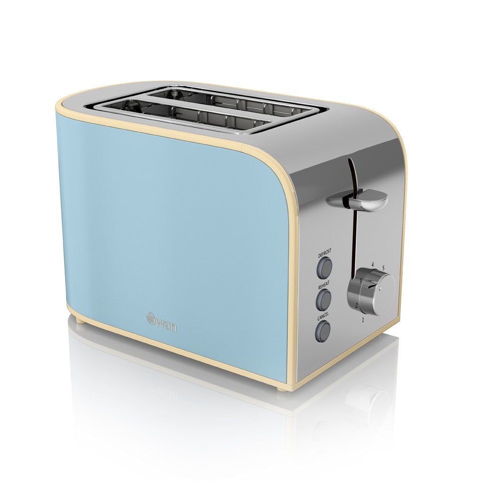 Swan ST17020BLN 2 Slice Toaster - Blue Homeware - Zavvi UK