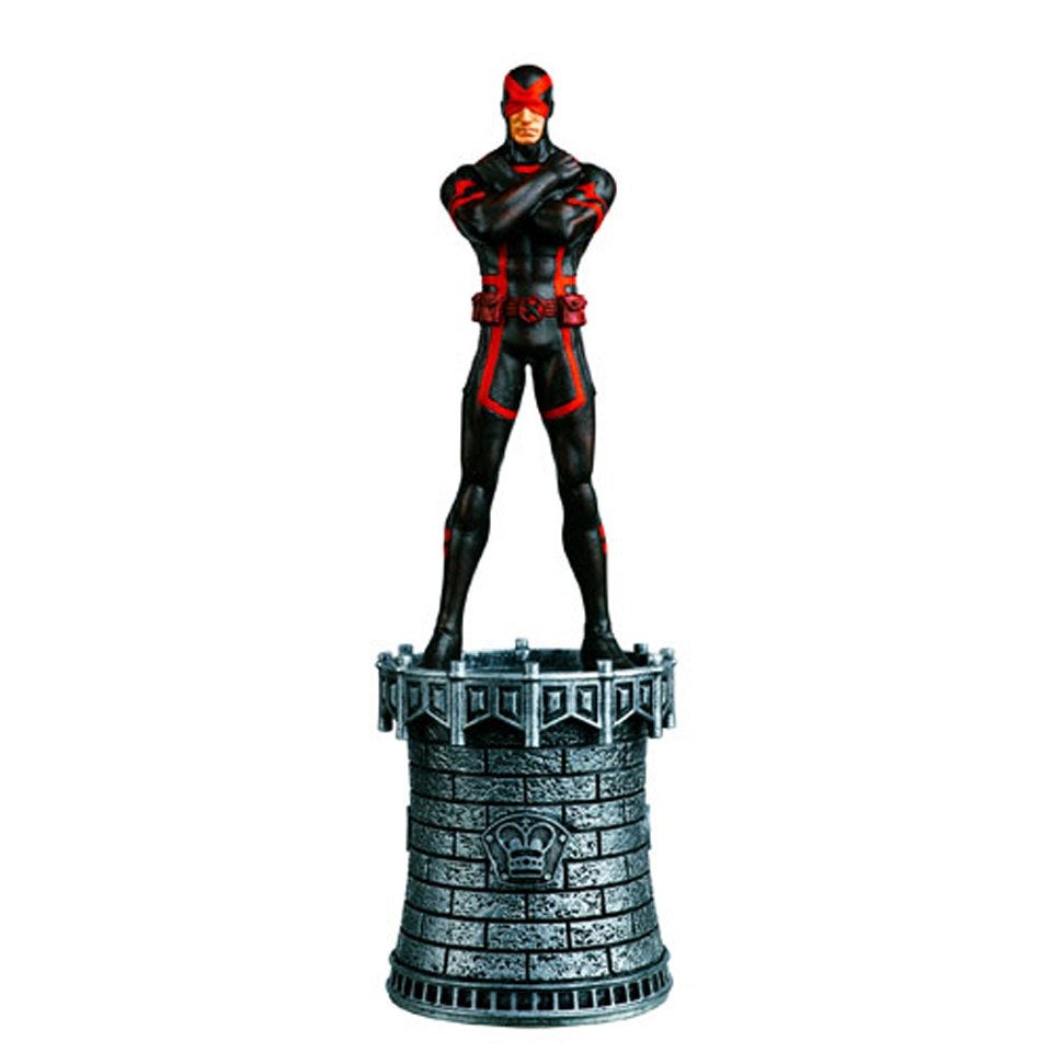 Marvel X-Men Cyclops White King Chess Piece with Collector Magazine ...