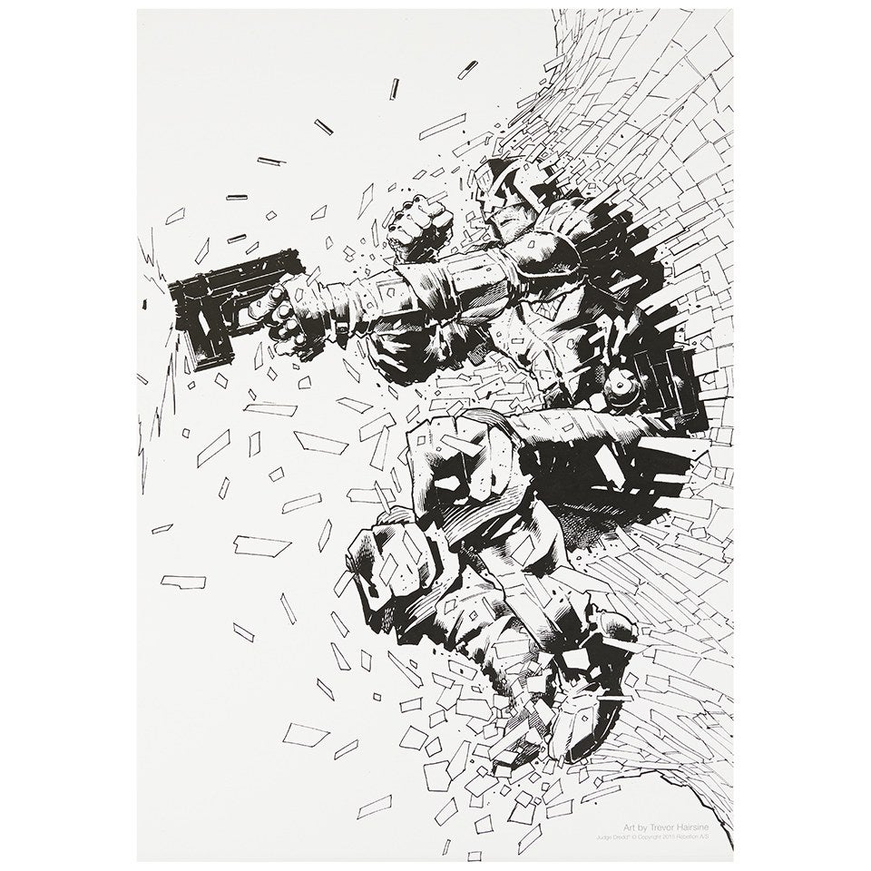 judge dredd print