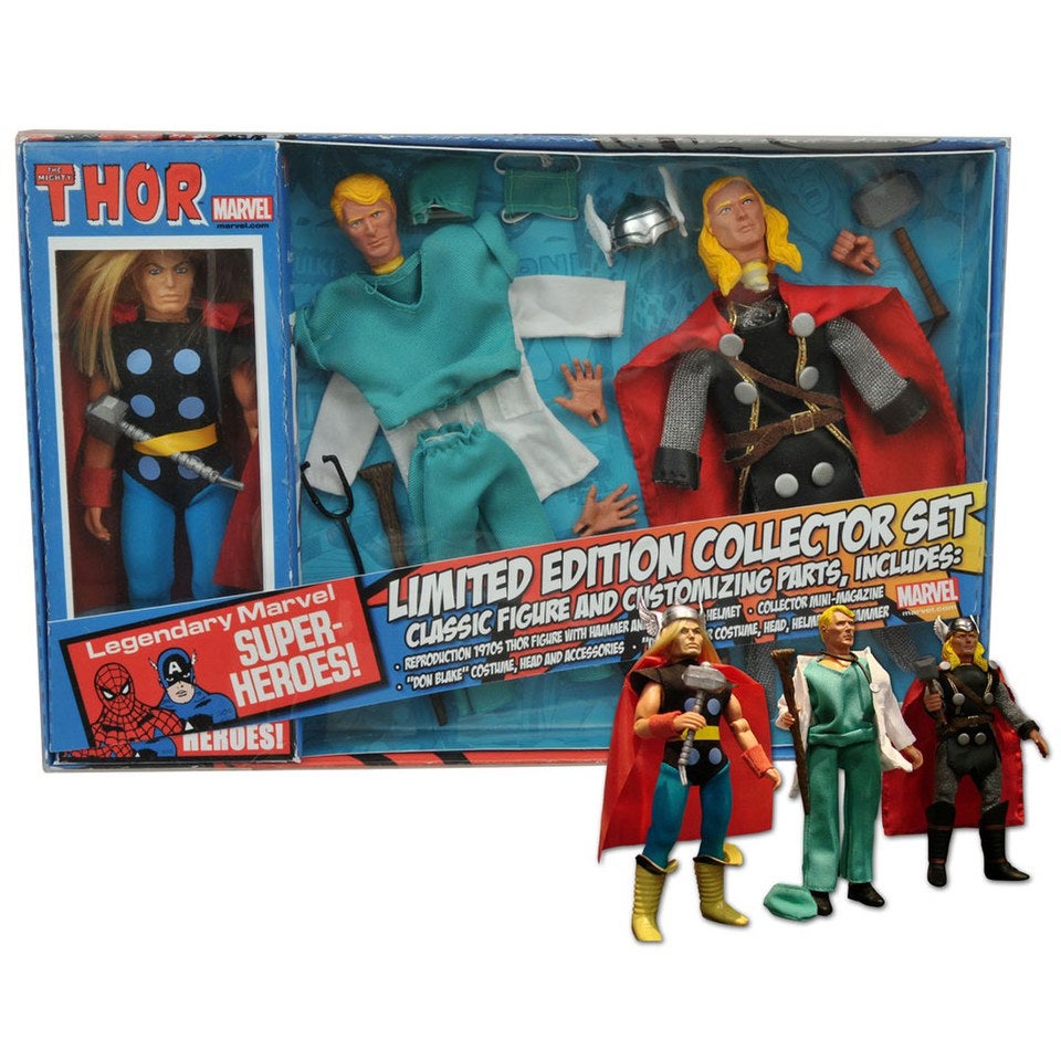 Diamond Select Marvel Retro Thor Limited Edition Collector Figure Set ...
