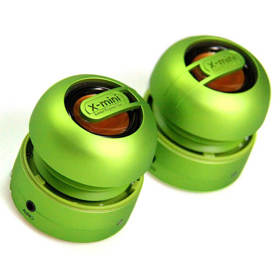 X-Mini Max Capsule Speaker Pair - Green Electronics - Zavvi UK