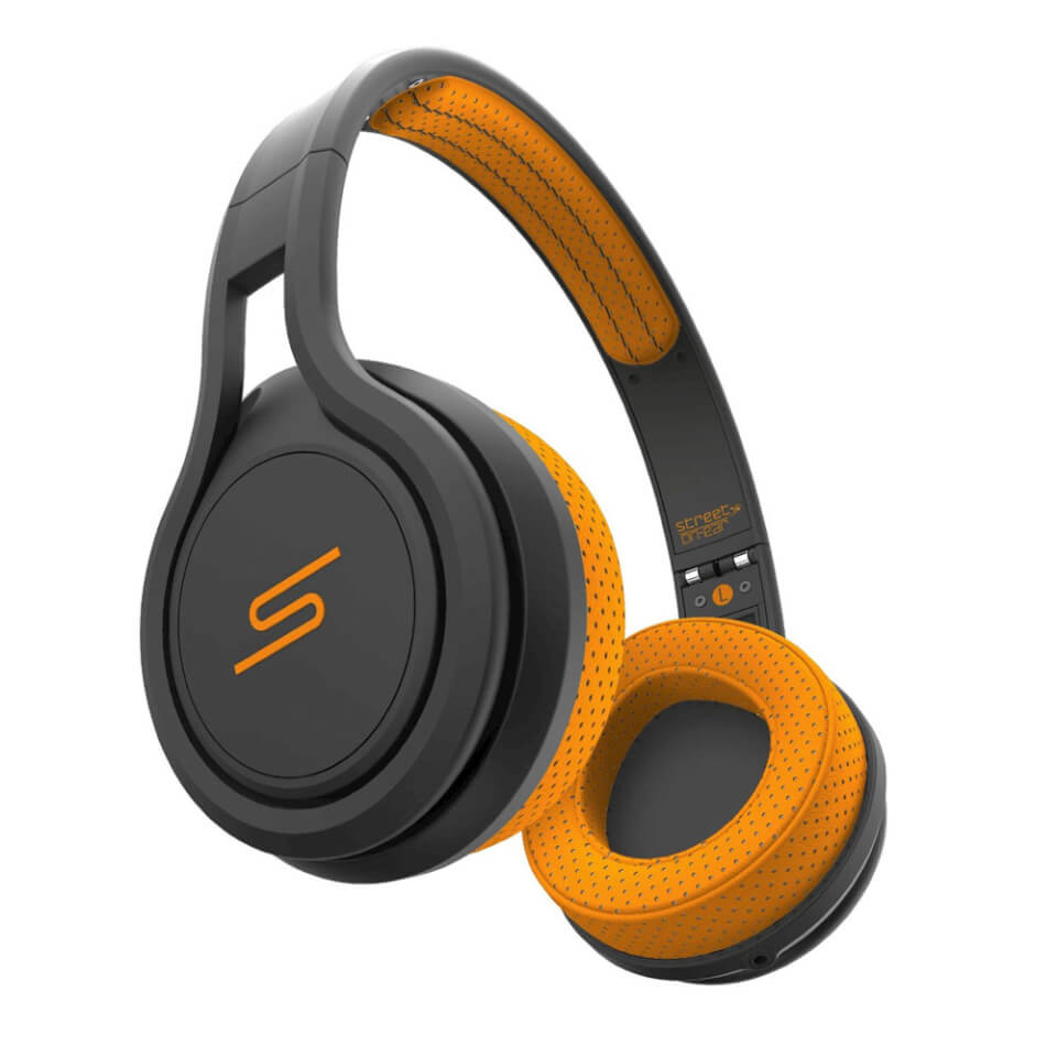SMS Street Sport On-Ear Sweat and Water Resistant Headphones - Orange ...