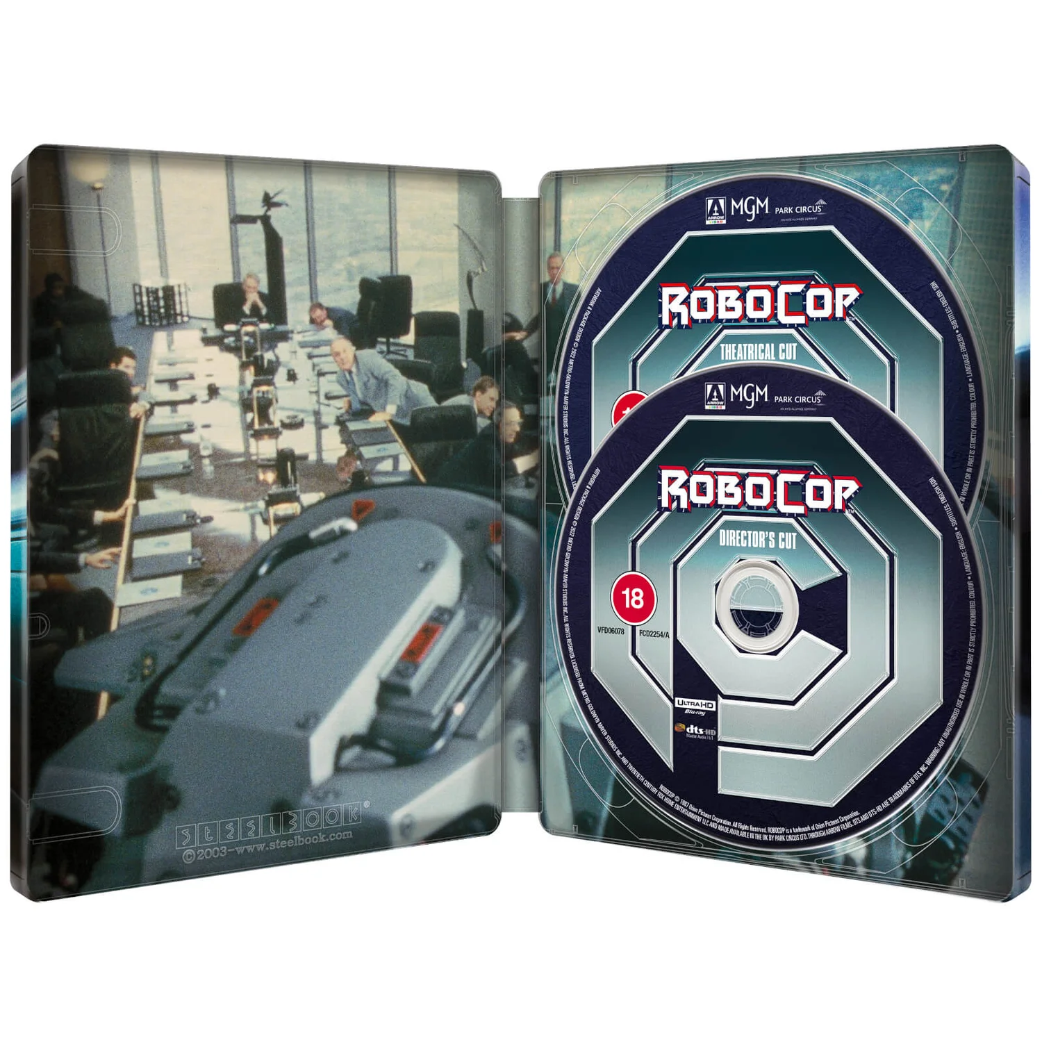 Robocop - [Zavvi Exclusive Steelbook 4K] - Royaume-Uni - Blusteel
