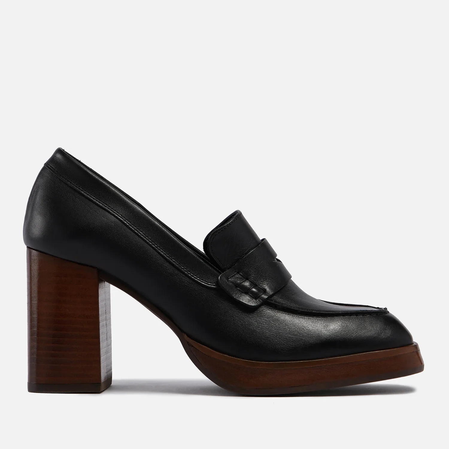 Alohas Roxanne Black Leather Loafers – Whering