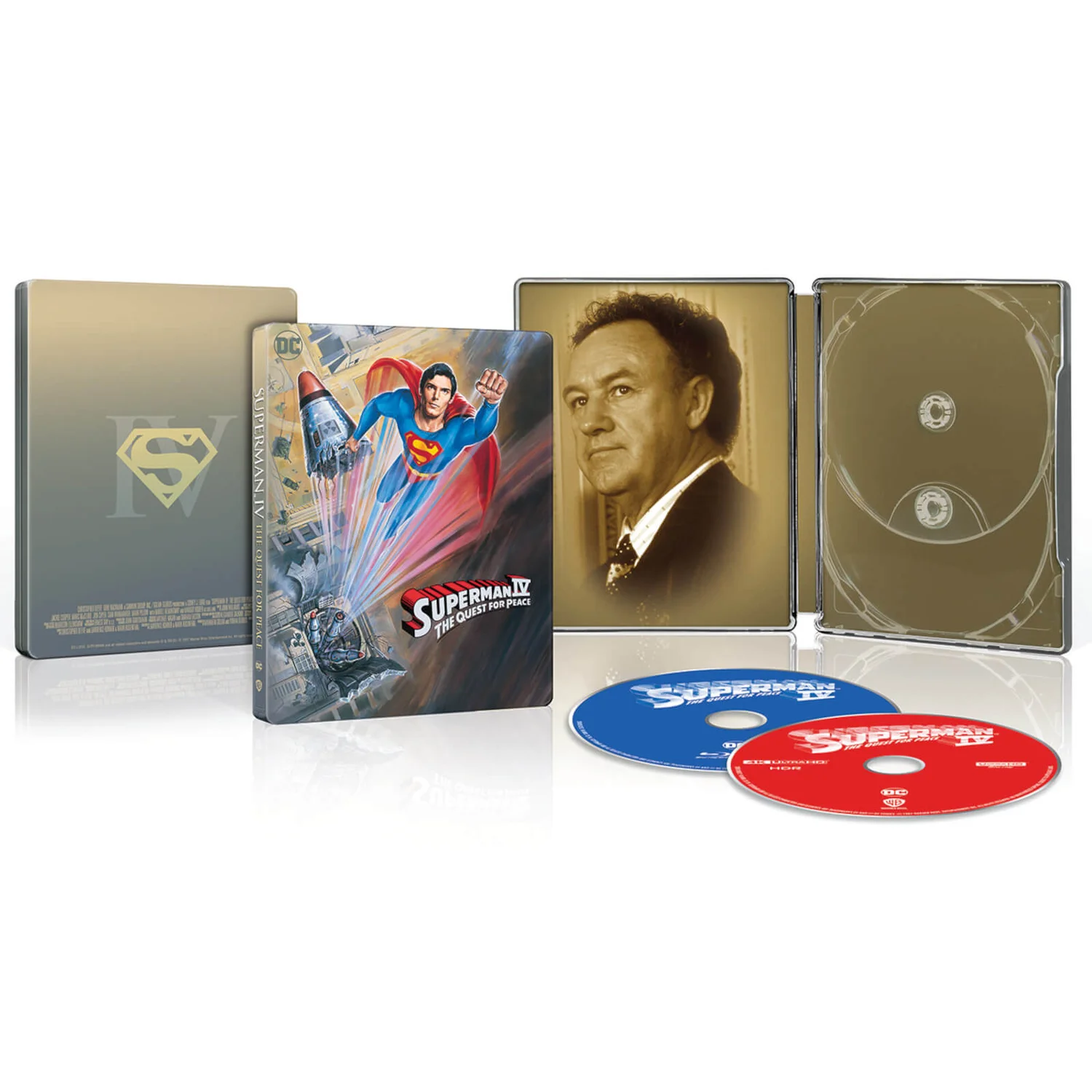 Superman I-IV 5-Film Collection 4K UHD (1978-1987) New 2025 SteelBook ...