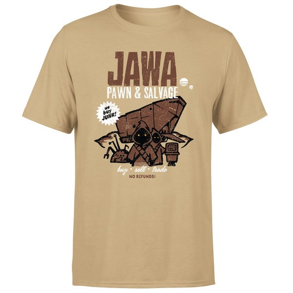 Star Wars Jawa Pawn And Salvage Unisex T Shirt Tan Clothing Zavvi UK