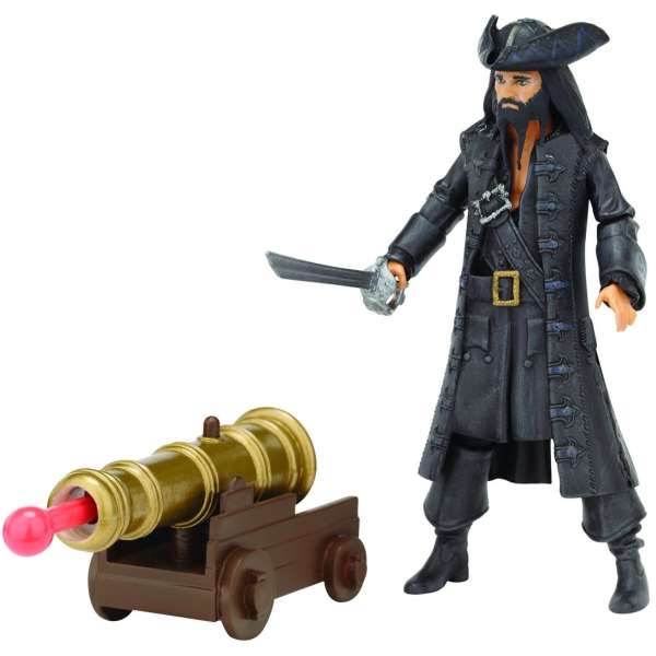 Pirates Of The Caribbean Deluxe Figure and Accessory Wave 1 Blackbeard ...