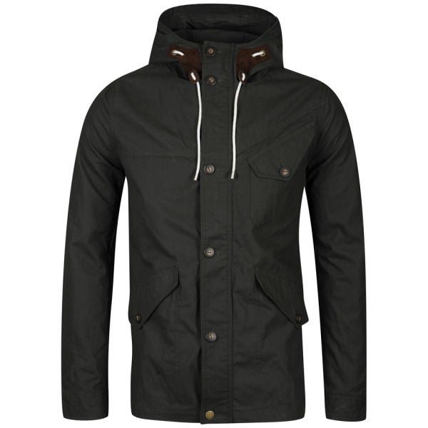 Boxfresh Men's Bold Waxed Jacket - Forest Green Mens Clothing - Zavvi UK