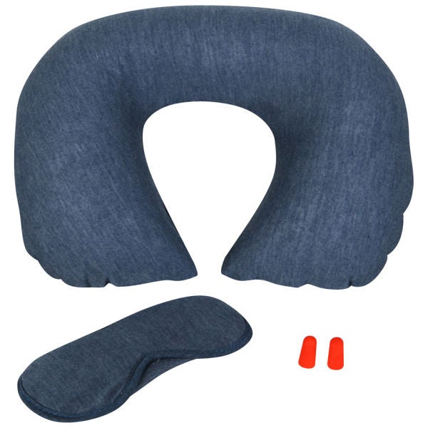 In Flight Comfort Kit - Blue Marl - IWOOT UK