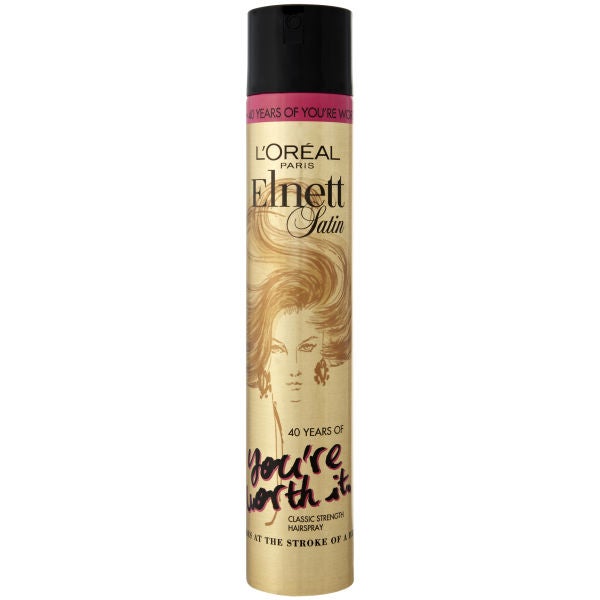 L'Oréal Paris Elnett Satin Hairspray Limited Edition - Classic Strength ...