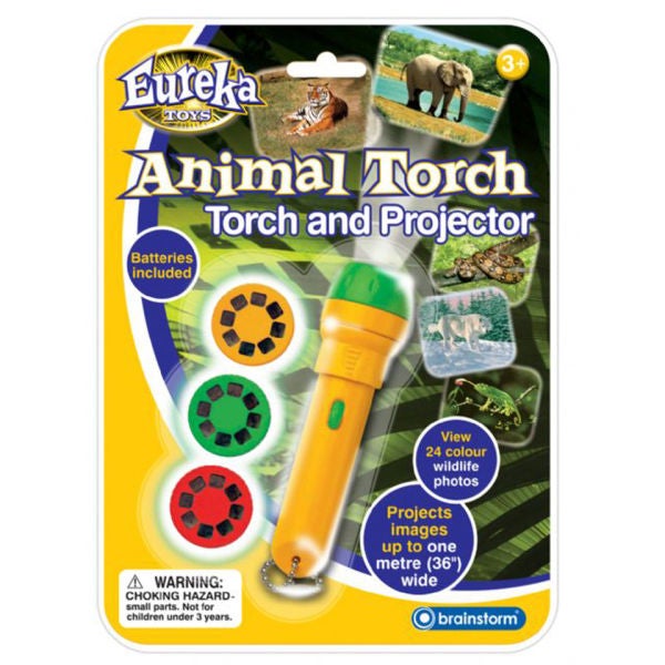 Eureka Toys Animal Torch and Projector - IWOOT UK