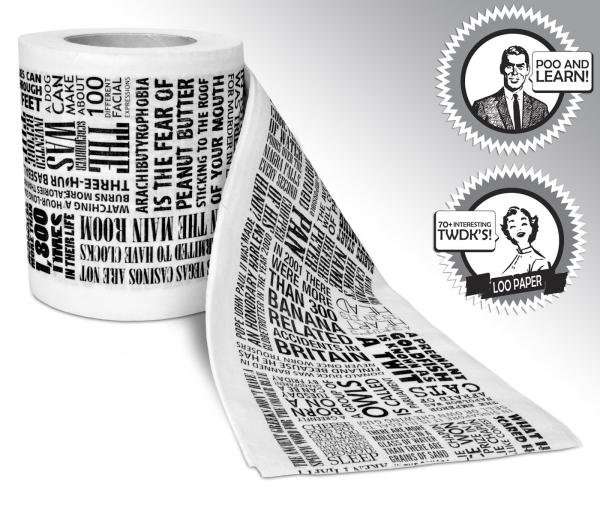 Things We Didn't Know Loo Roll Traditional Gifts - Zavvi UK