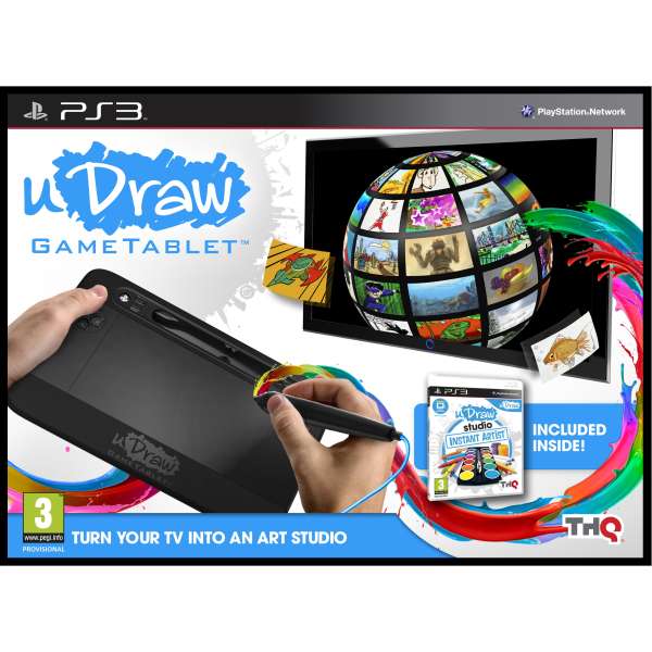 uDraw HD Gametablet with Instant Artist Bundle PS3 - Zavvi UK